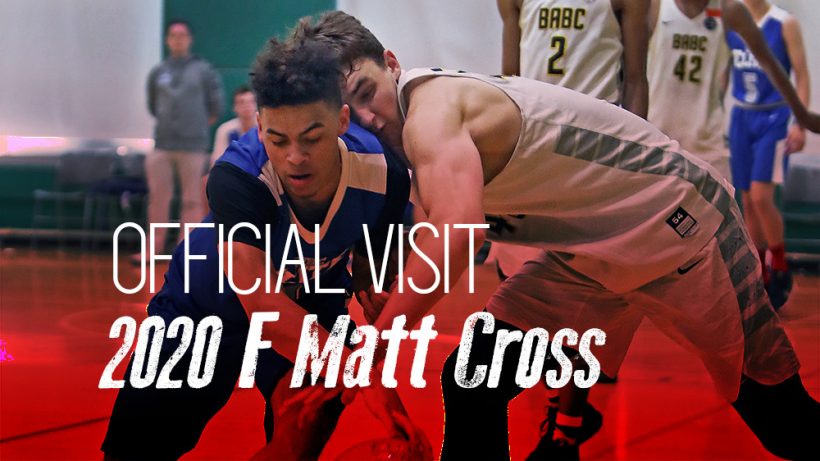 IU Basketball: Indiana Gets Official Visit from 2020 Forward Matt Cross